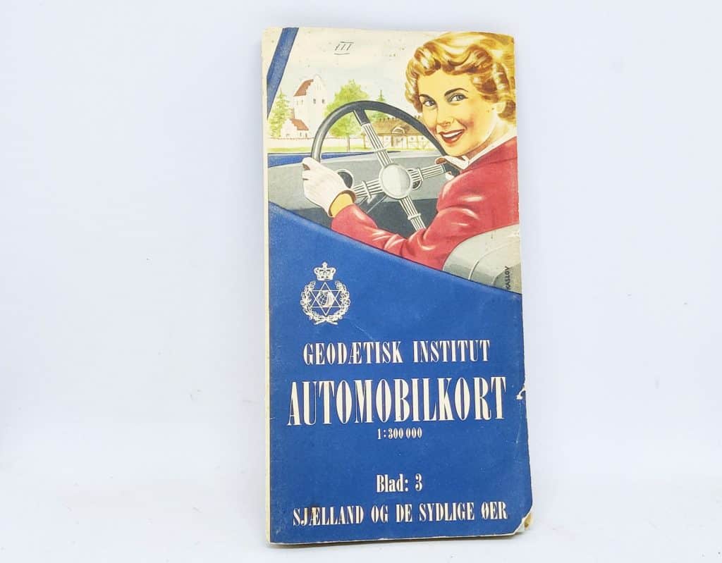 Landkort Geodætisk institut Automobilkort SJælland og de sydlige øer ...
