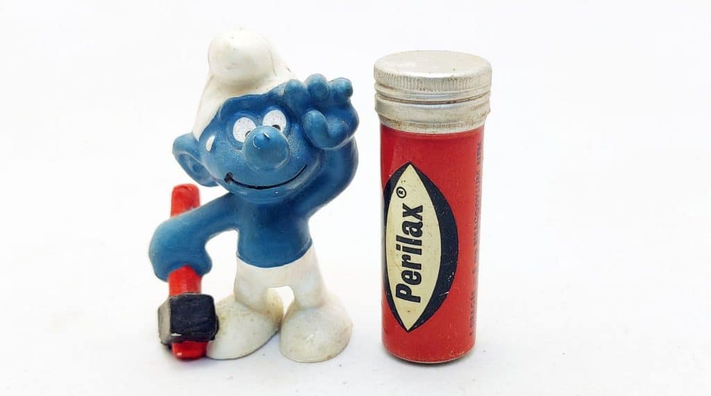 Perilax. Nordisk Droge & Kemikalieforretning AS København. Med indhold ...